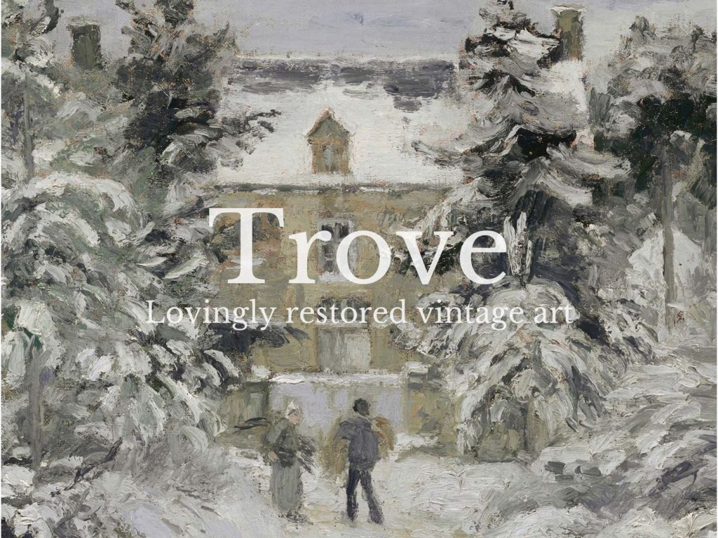 House in Winter - Trove Prints