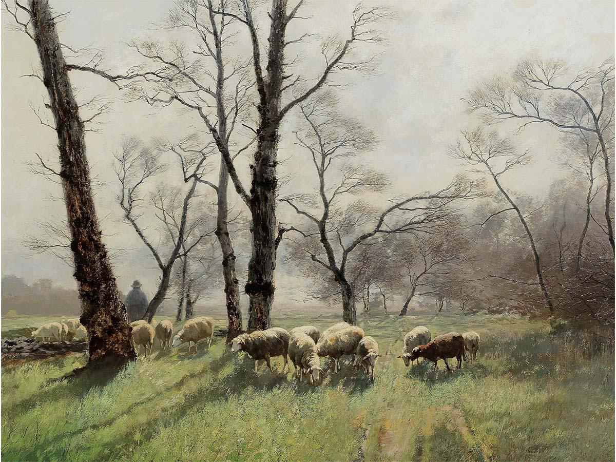 Shepherd & Sheep - Trove Prints